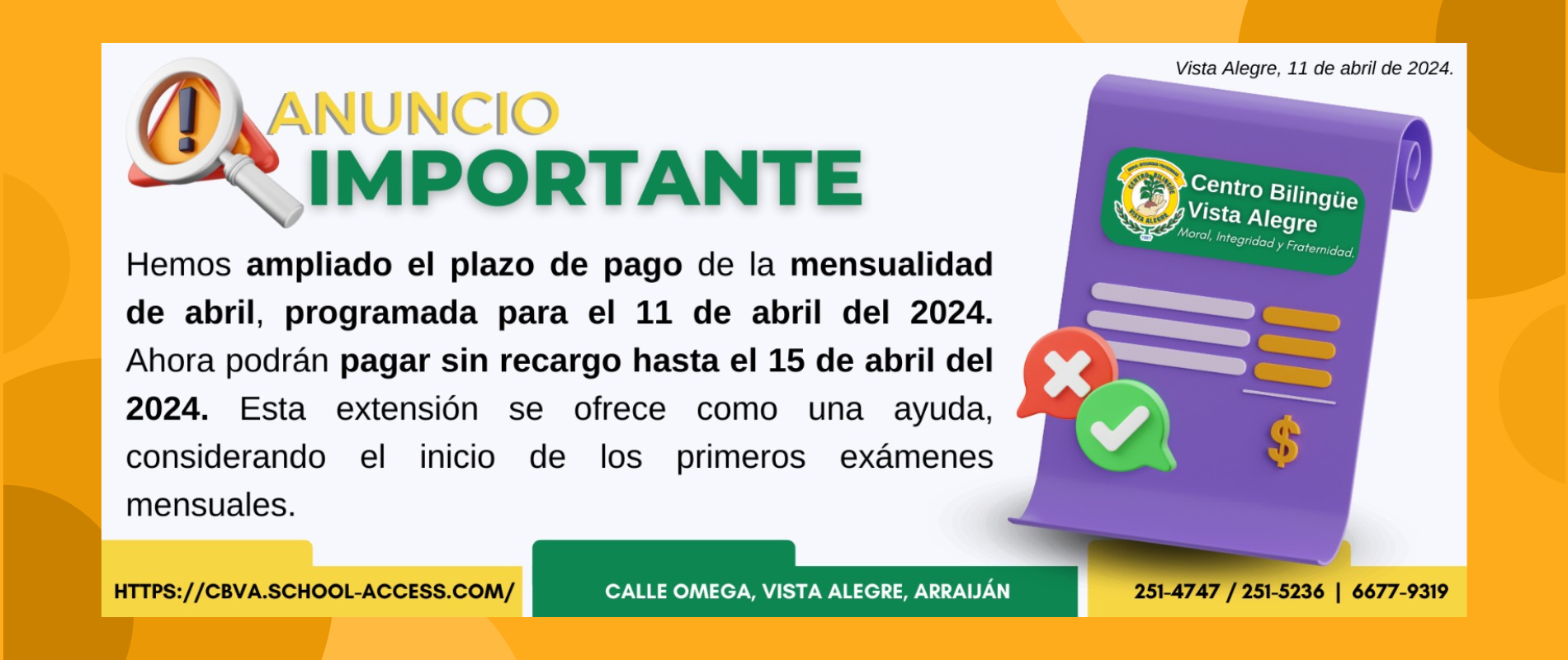 Centro Bilingüe Vista Alegre - Inicio